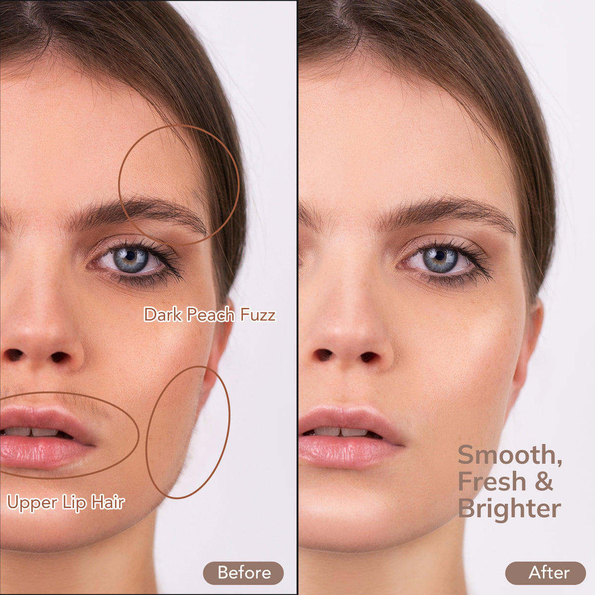 PELCAS Mini Electric Dermaplaning Tool Kit Facial Peach Fuzz Exfoliati ...