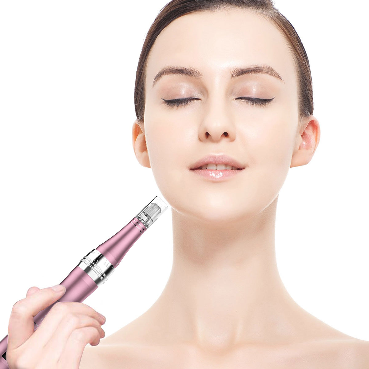 PELCAS Cordless Electric Microneedling Pen with LED Display Screen Adj ...