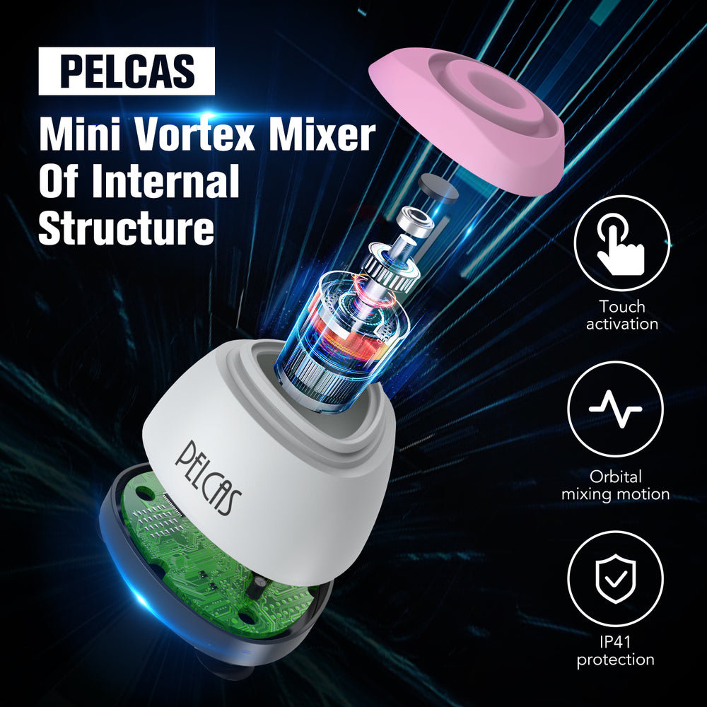 PELCAS Mini Vortex Mixer 3000RPM Vortex Shaker for Tattoo Ink Gel Poli ...
